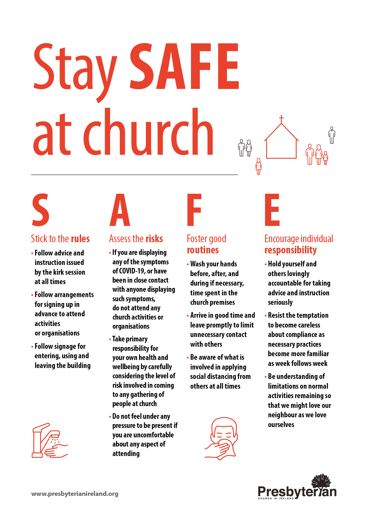 Staying Safe at Church – St. Andrew's, Bray Presbyterian Church